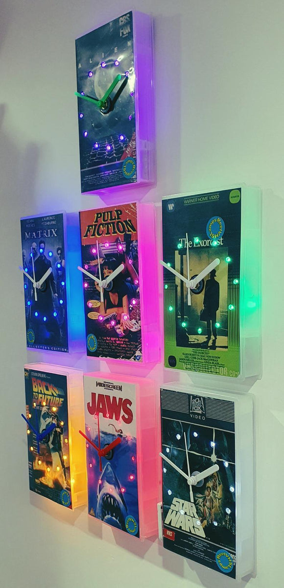 The Big Lebowski Retro Original Backlit LED VHS Clock – ReelFilmCells